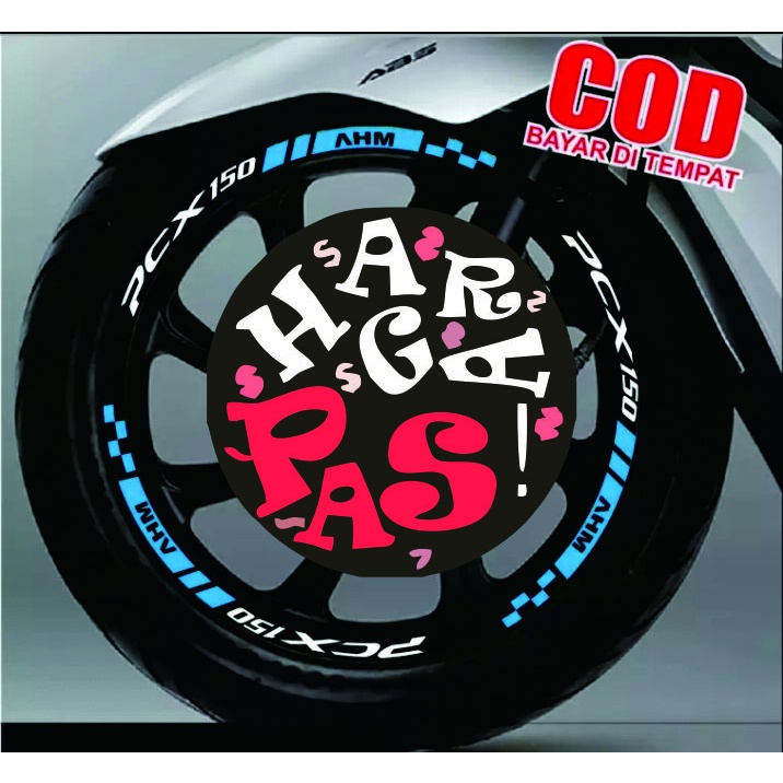 Jual Stiker Velg List Cutting Sticker Velg Honda PCX 150 | Shopee Indonesia