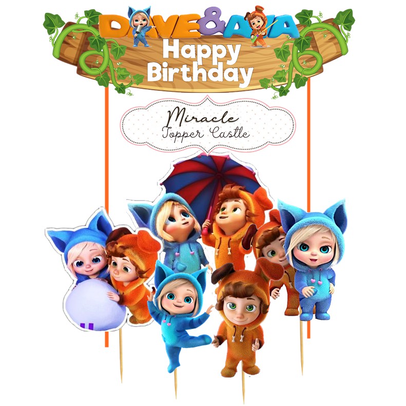 Jual Dave and Ava Cake Topper | Shopee Indonesia
