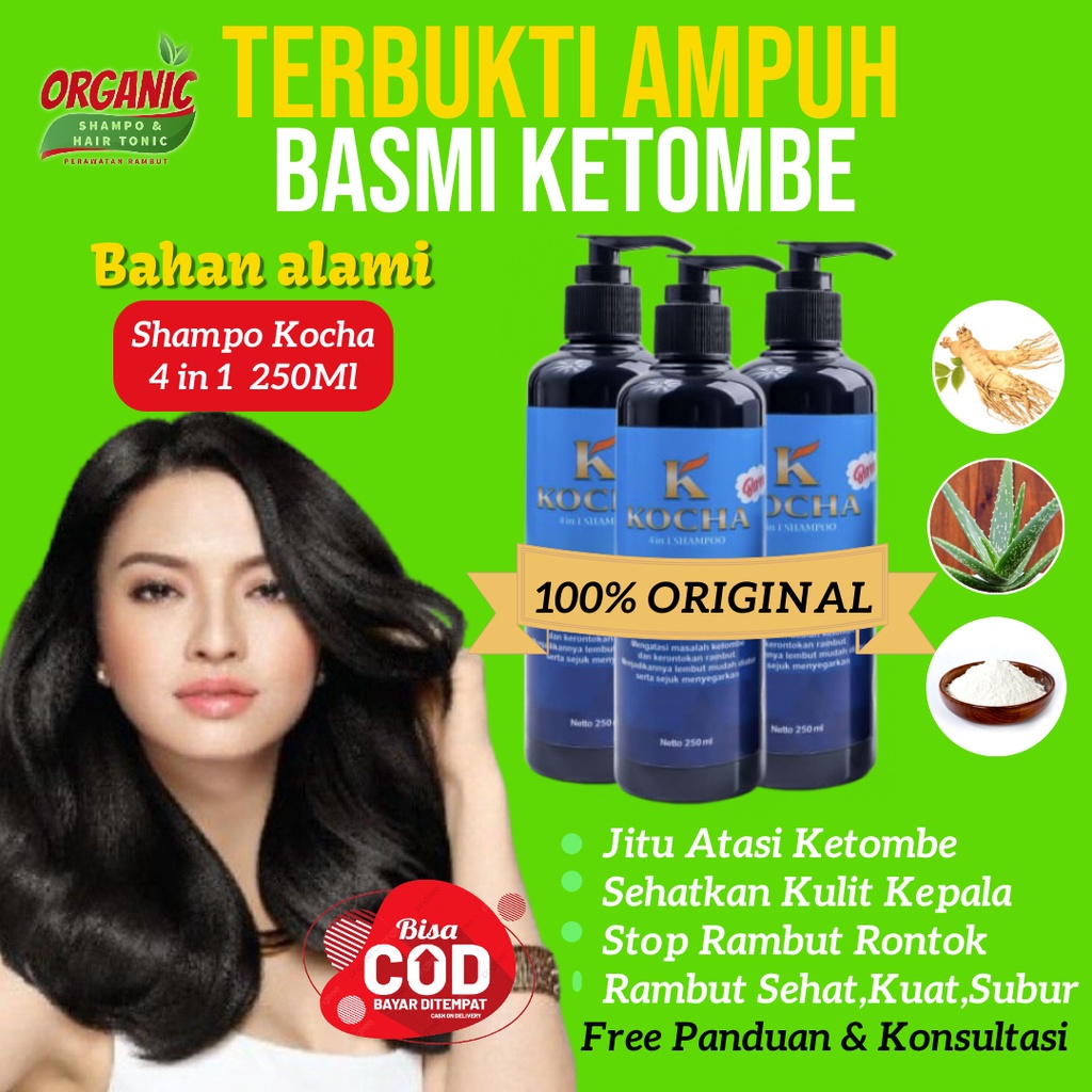 Jual Shampo Obat Anti ketombe dan Rambut Rontok Parah Paling Ampuh 4 in 1 Shampoo Anti Hair Loss ...