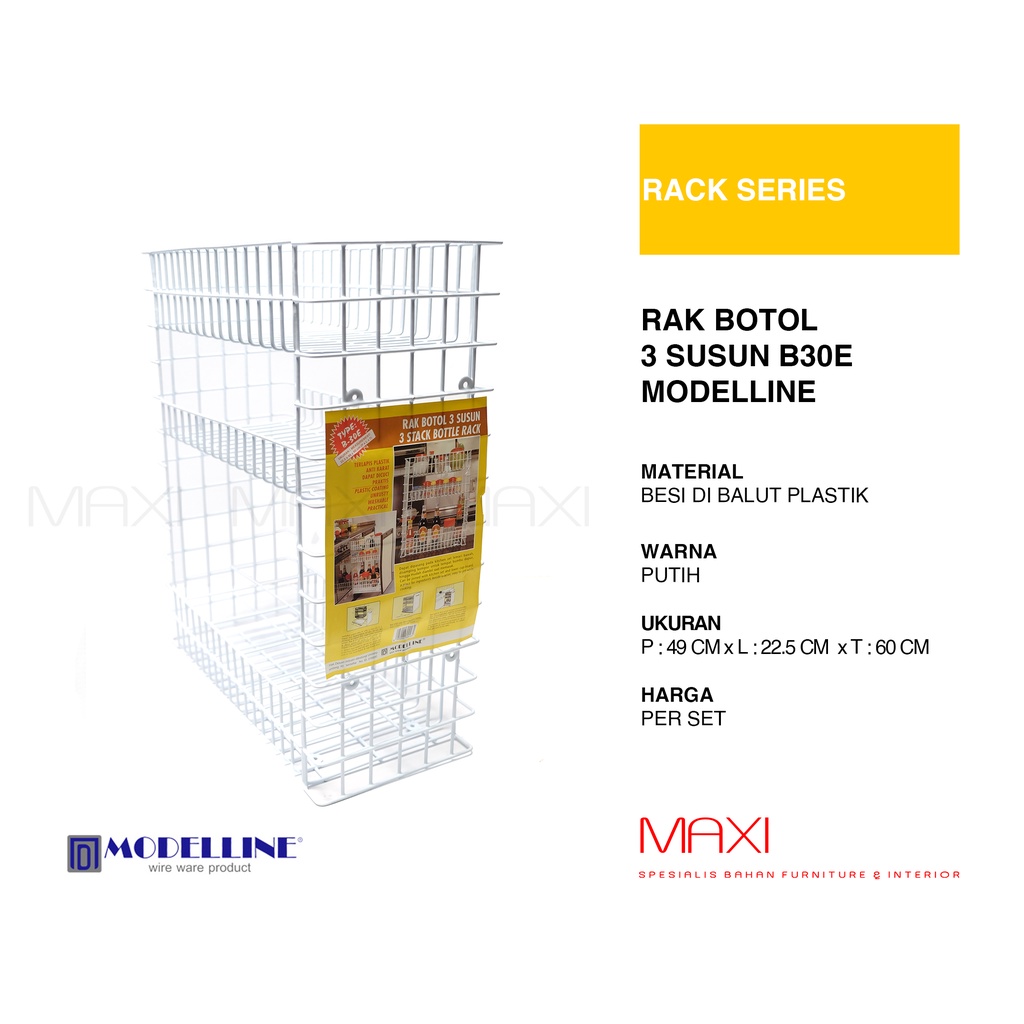 Jual Modelline Rak Botol 3 Susun B30E | Shopee Indonesia