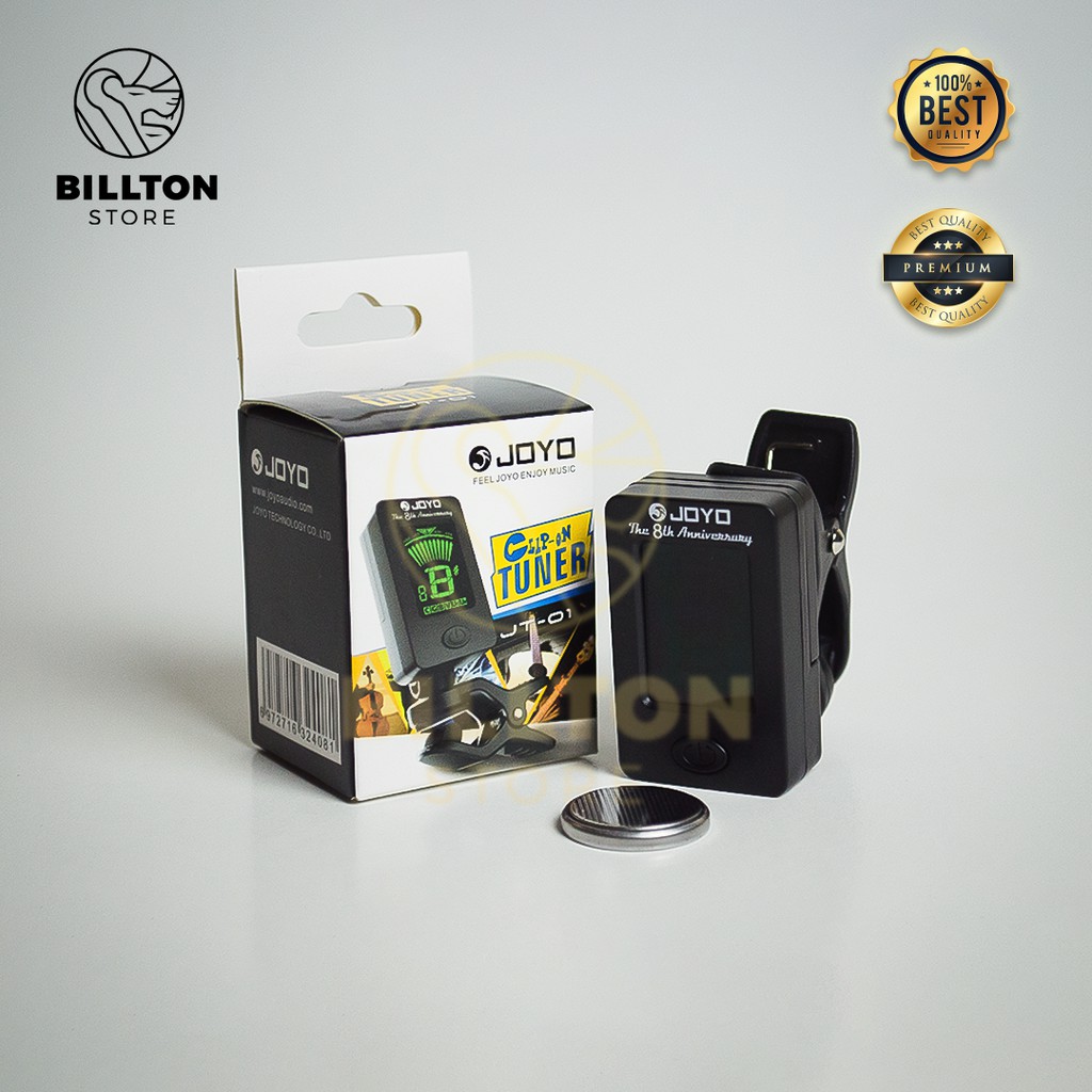 Jual Tuner Alat Musik Alat Stem Gitar / JOYO Tuner Gitar Digital Clip ...
