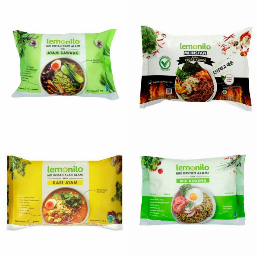 Jual MIE LEMONILO | MIE SEHAT TANPA PENGAWET | LEMONILO | Shopee Indonesia