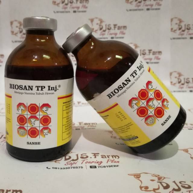 Jual BIOSAN TP Inj 100ml Sanbe Vitamin Obat Meningkatkan Stamina ...