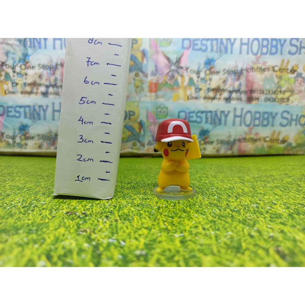 Jual Pikachu Ash Hat Kalos Cap Pikachu Pokemon Figure Gen 1 Mainan Anak ...