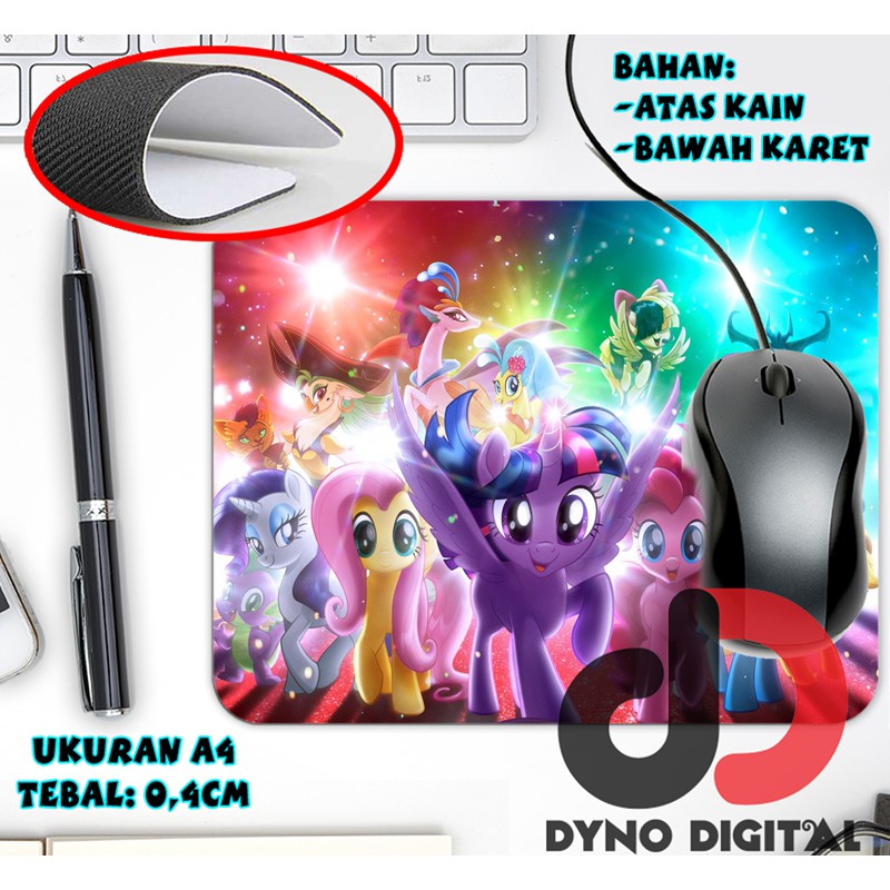 Jual Mouse pad lucu My Little Pony 2 MousePad Tatakan Mouse Custom ...
