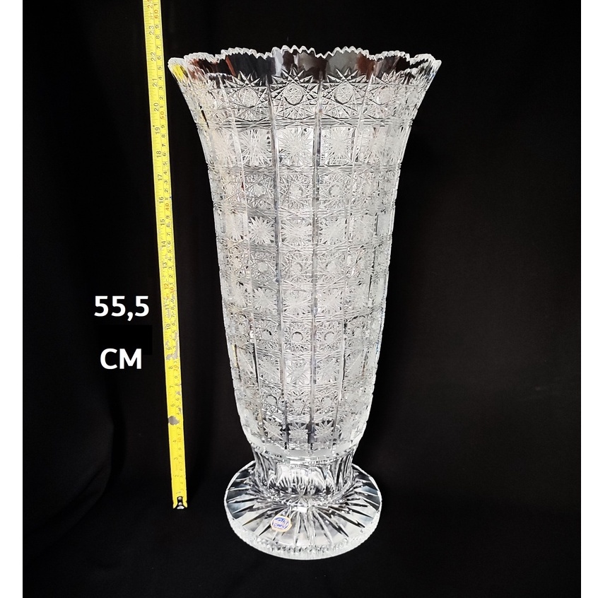 Jual Bohemia Crystal 500PK Vase Jumbo 55530 - Vas Kaki Jumbo Kristal ...