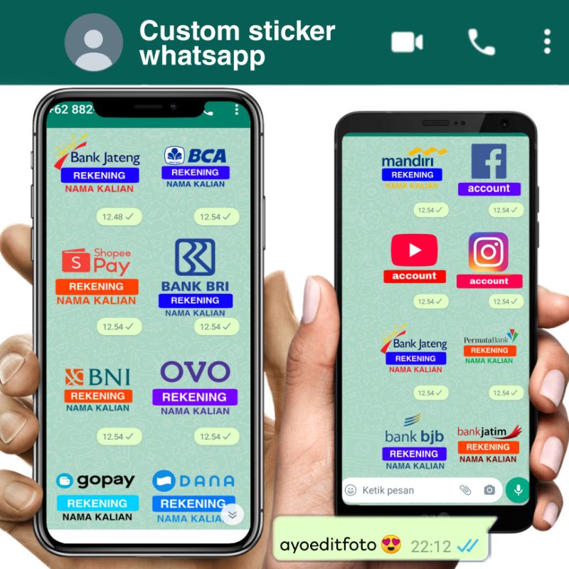 Jual JASA STIKER WHATSAPP/STICKER WHATSAPP CUSTOM/STIKER WHATSAP BUKAN ...
