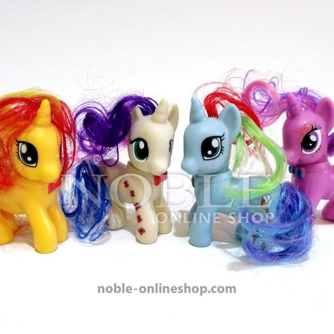 Jual Little Pony Figure 15 Unicorn Kuda Poni Hair Rainbow Dash Toys ...