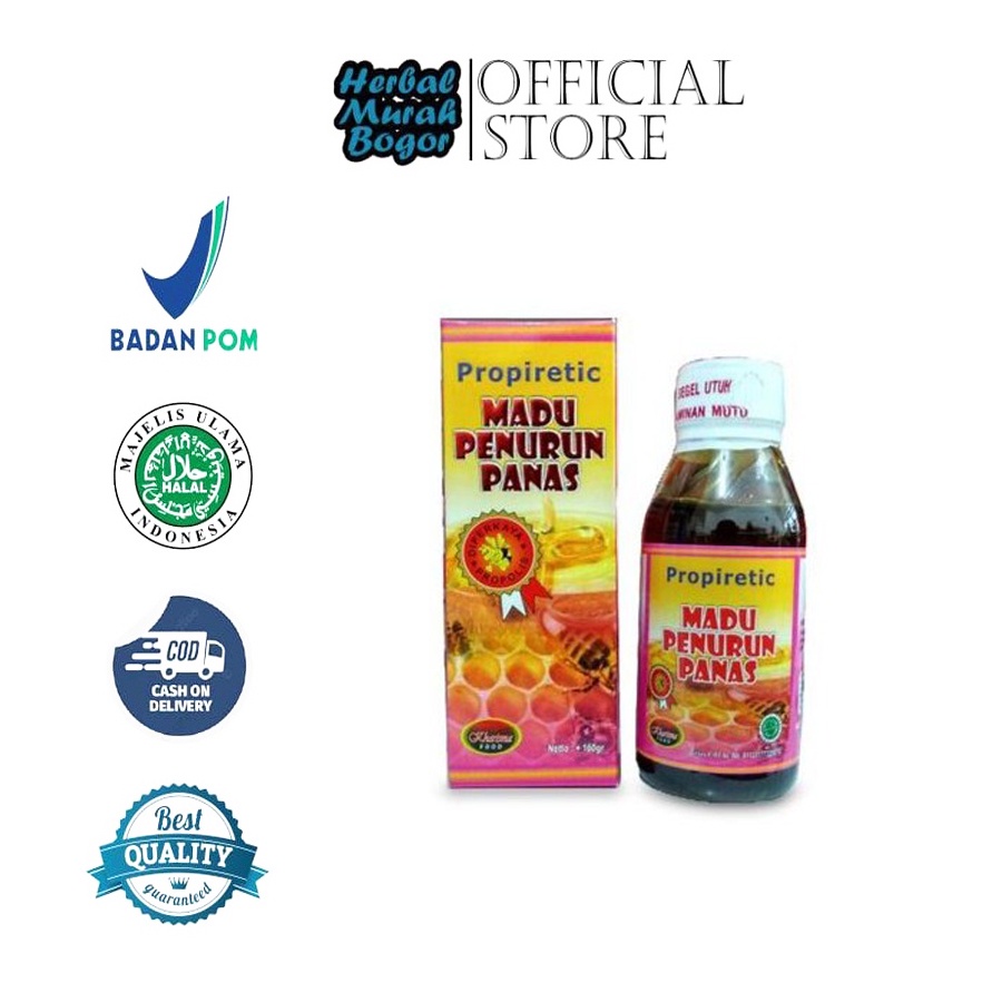 Jual Madu Penurun Panas Propiretic Plus Antibiotic Radang Tenggorokan ...