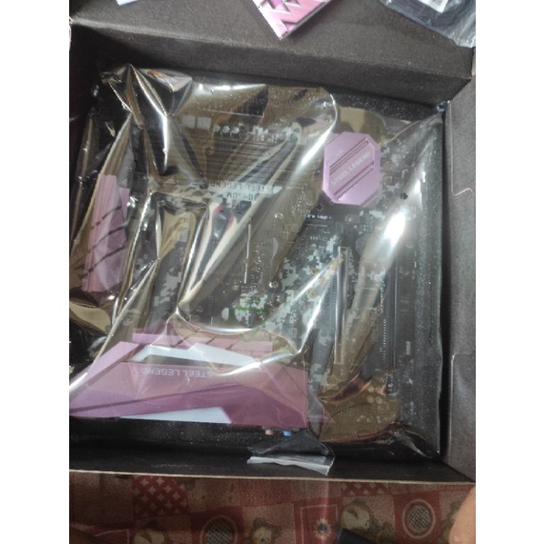 Jual asrock B450M steel lagend pink edition | Shopee Indonesia