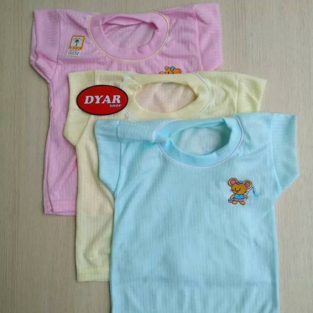 Jual Kaos Atasan Bayi Oblong Anak Polos conoco baju usia 3 6 9 12 bulan ...