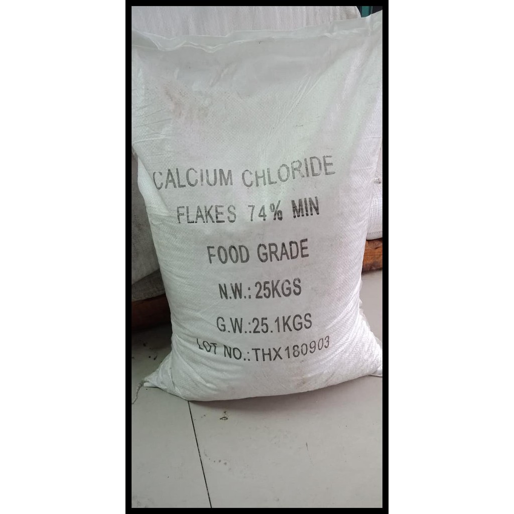 Jual Calsium Chloride / Cacl2 / Kalsium Klorida Food Grade | Shopee ...