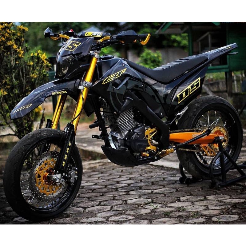 Jual decal crf 150 L custom full body free request simple dark bagus ...