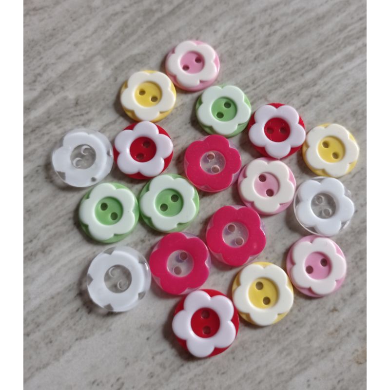 Jual KANCING SAKURA BAJU BUNGA Diameter 1,5 cm | Shopee Indonesia