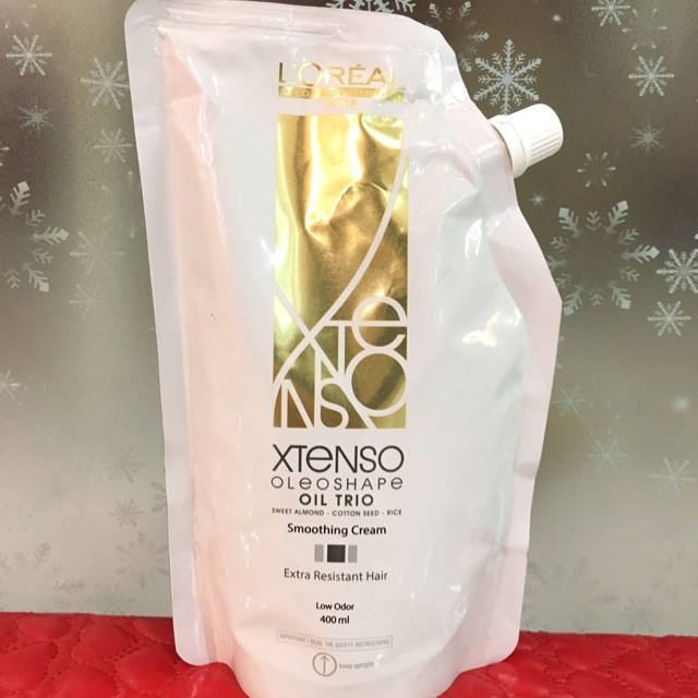Jual LOREAL Xtenso Smoothing Cream Step 1 400ml | Shopee Indonesia