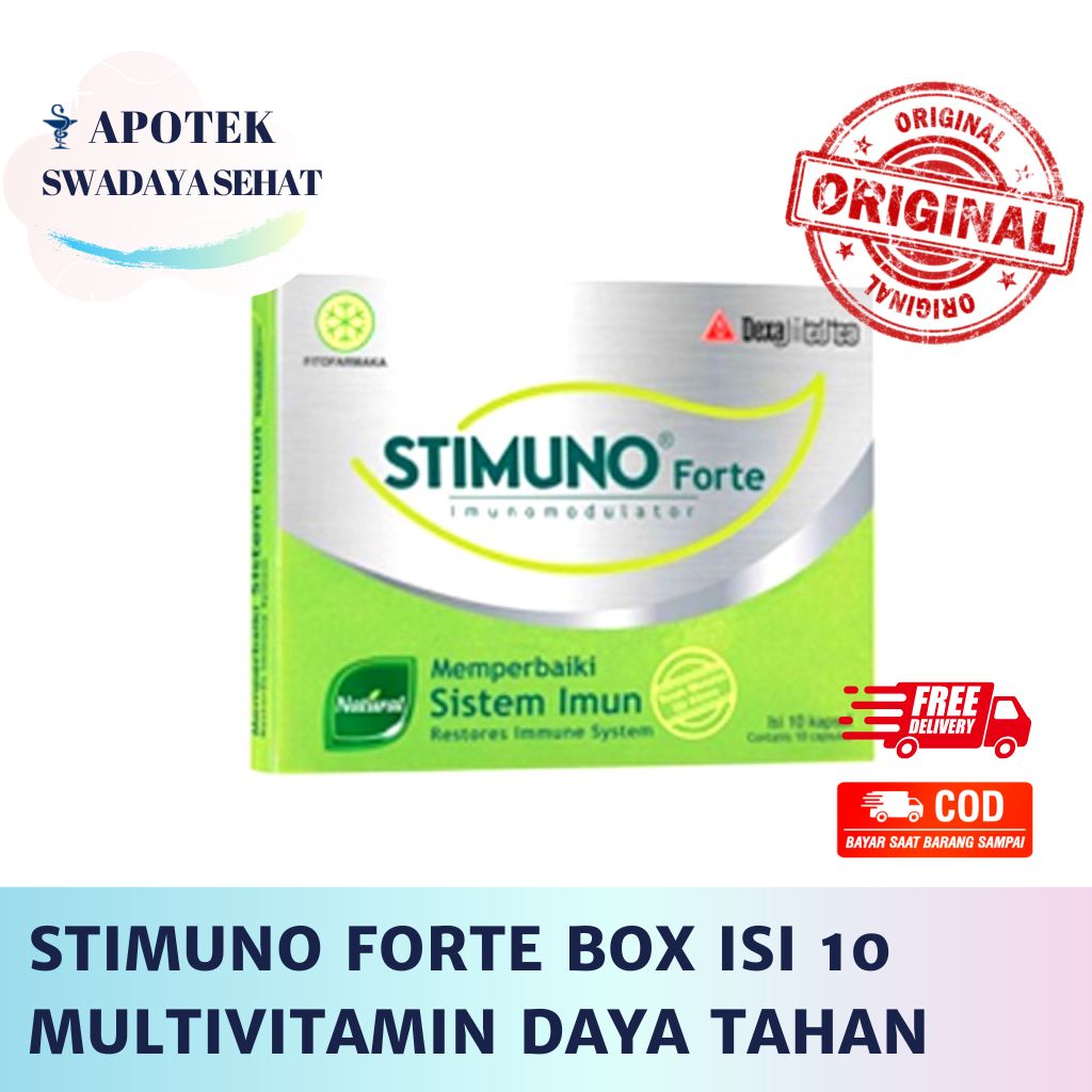 Jual STIMUNO FORTE BOX 10 KAPSUL - Suplemen Multivitamin Imun Daya ...