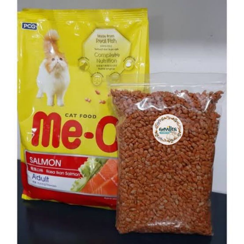 Jual Meo Salmon | Me-o Salmon Makanan Kucing Repack 1kg | Shopee Indonesia