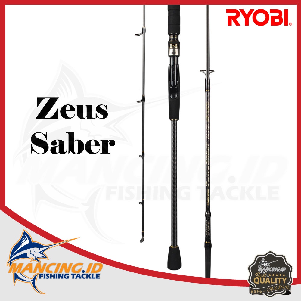 Jual Ryobi Zeus Saber Spinning Rod Full Fuji Butt Join Joran Carbon ...