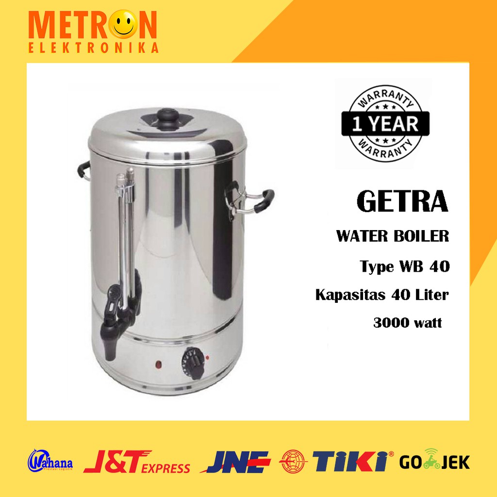 Jual GETRA WB 40 - WATER BOILER 40 LITER / PEMANAS AIR LISTRIK / WB40 ...