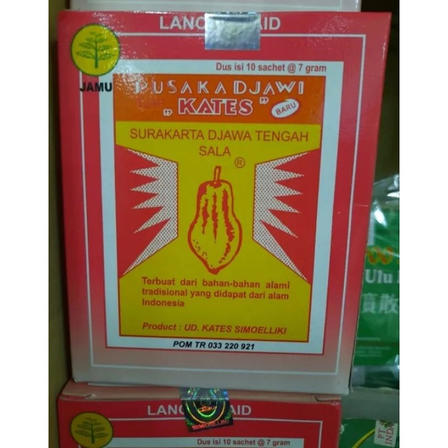 Jual 5 Sachet JAMU PUSAKA DJAWI “ KATES “ LANCAR HAID / TERLAMBAT ...