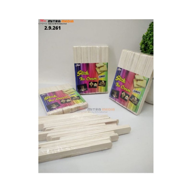 Jual STIK ES KRIM / STIK ES CREAM / STICK ICE CREAM ISI 50 JUMBO POLOS ...