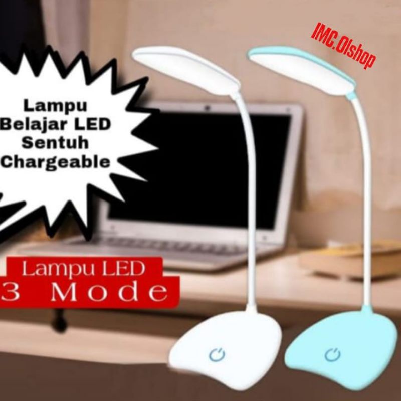 Jual LAMPU BELAJAR LED RECHARGEABLE / DESK LAMP LED⭐ IMC ⭐ | Shopee ...
