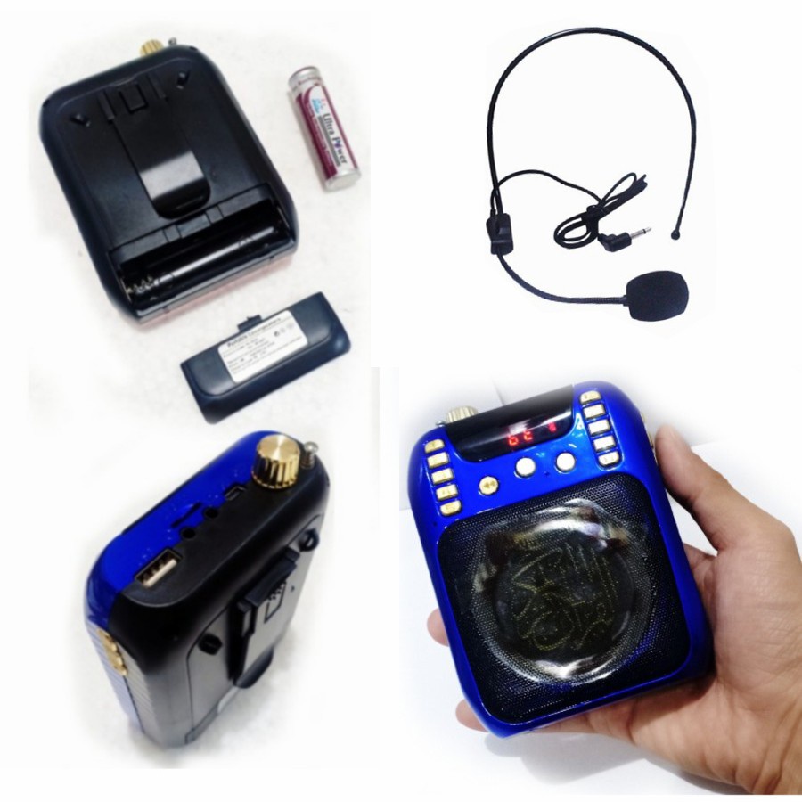 Jual Speaker mic Pinggang usb/memory, radio + mic rolinson rl 4012 ...