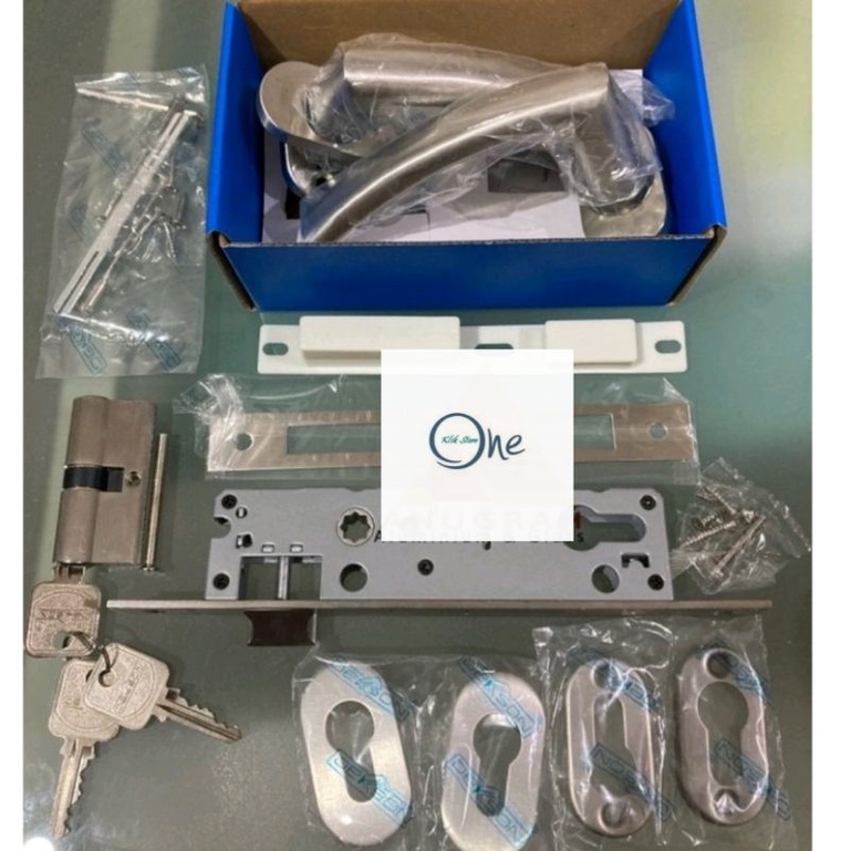 Jual Lever Handle Dekson / Dekkson LHTR 820 Oval SS + Mortise Dekson ...