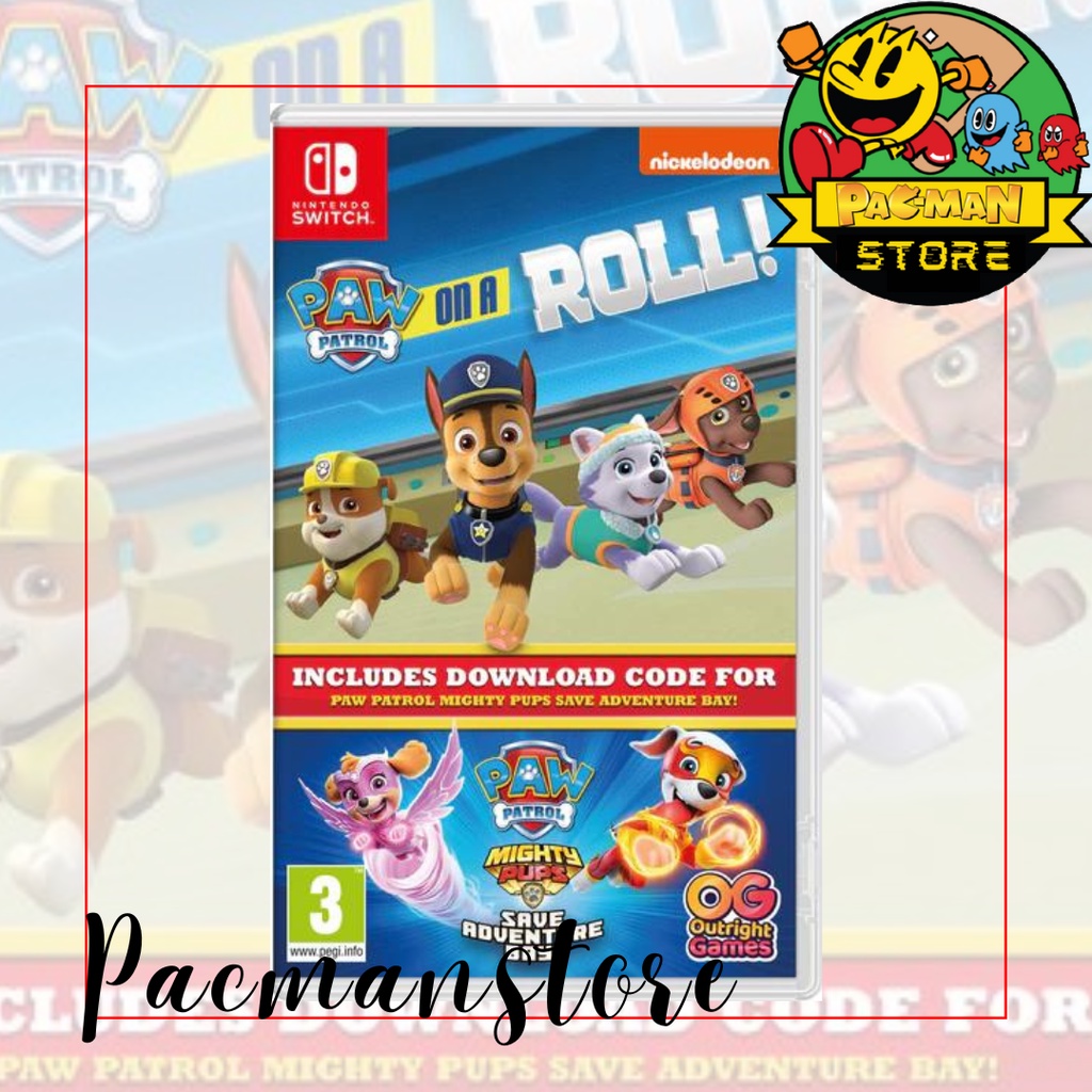 Jual Nintendo Switch Paw Patrol On A Roll and Paw Patrol Mighty Pups ...