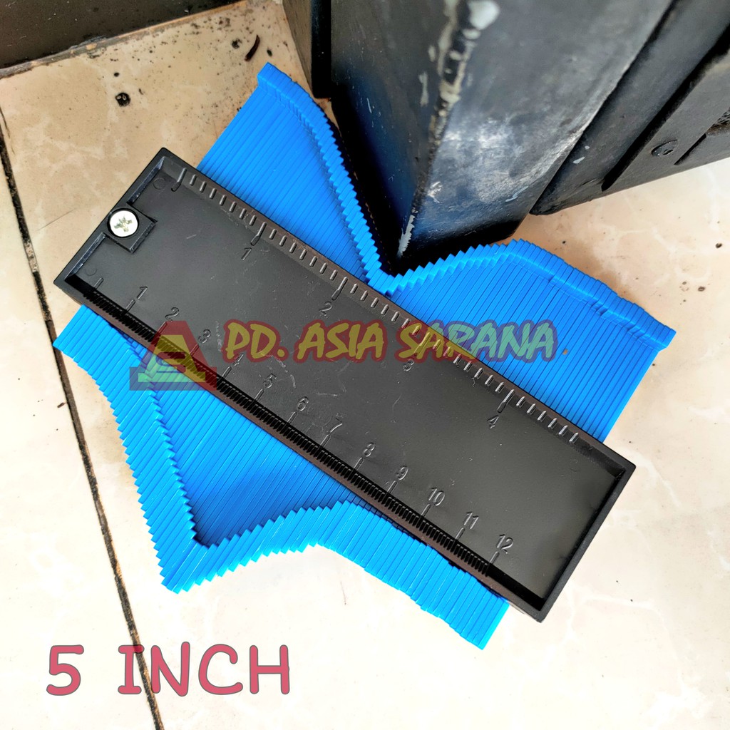 Jual Penggaris Contour 13cm Duplicator Gauge Ruler 5" Inch Copy Gauge ...