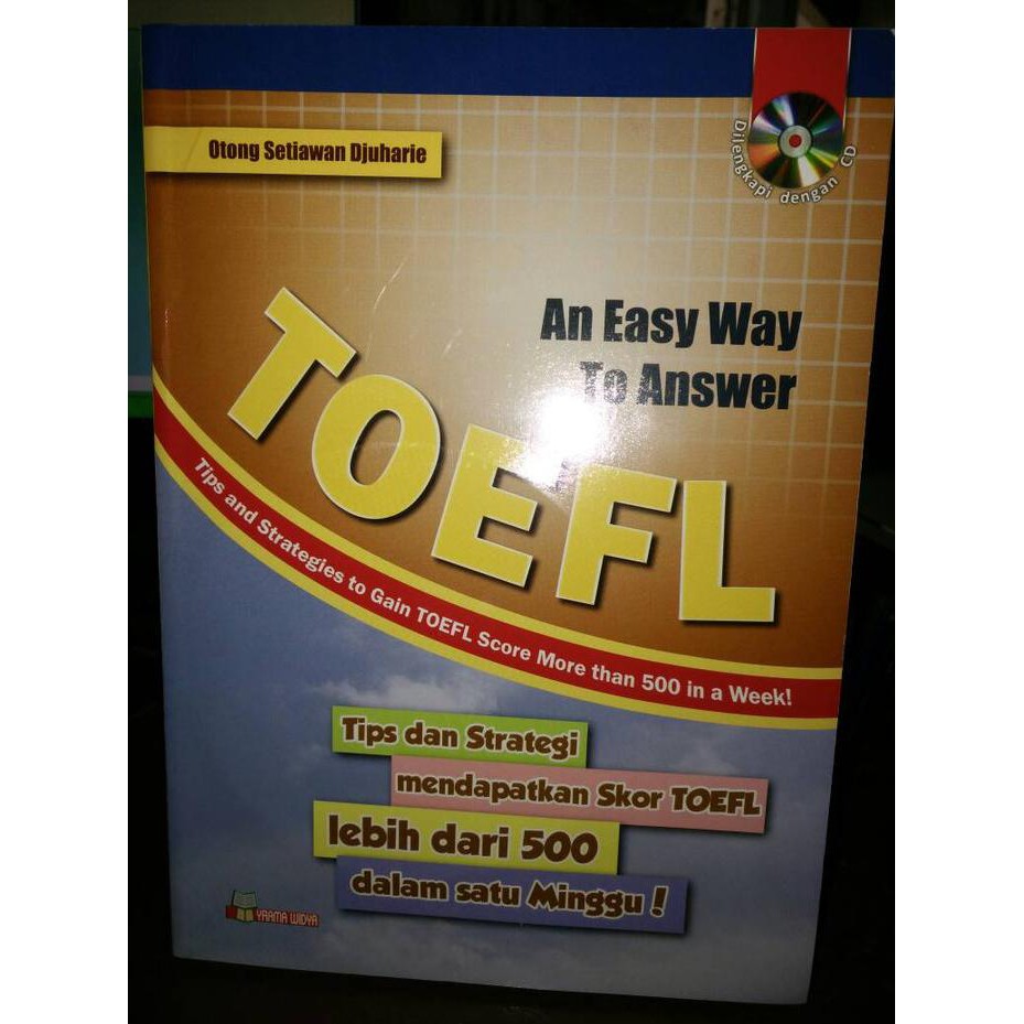 Jual BUKU AN EASY WAY TO ANSWER TOEFL | Shopee Indonesia