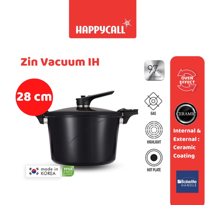 Jual Happycall Zin Vacuum IH 28cm | Shopee Indonesia