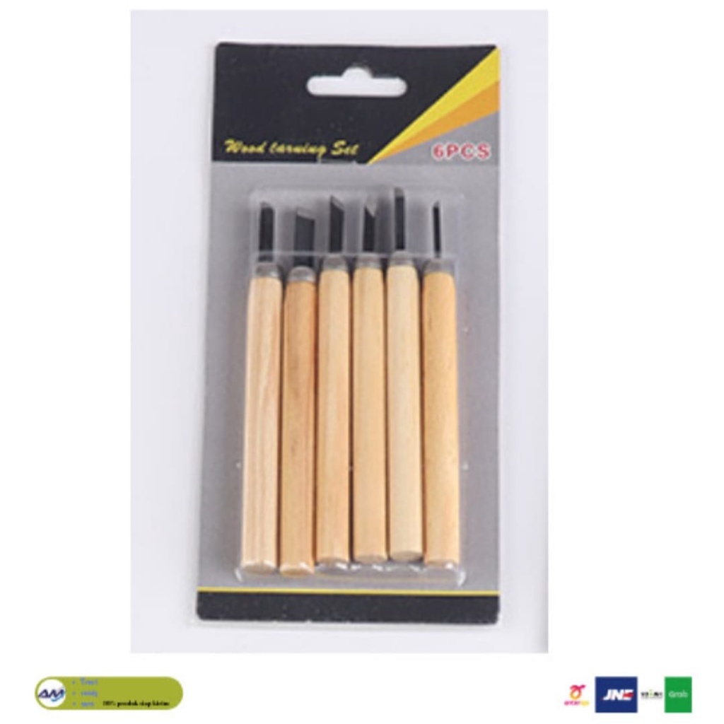 Jual Pisau Alat Ukir Kayu 1 Set Isi 6 Pcs Wood Carving Knife | Shopee ...