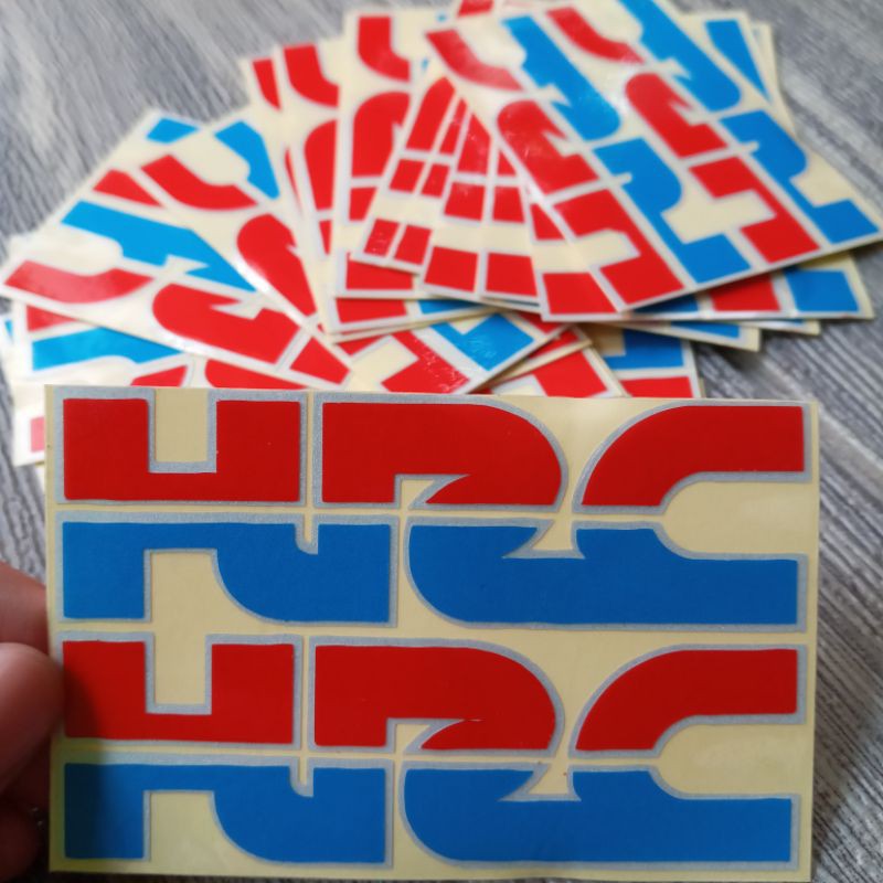 Jual STICKER HRC CUTTING STICKER CUTTING MOTOR CUTTING STICKER STICKER ...