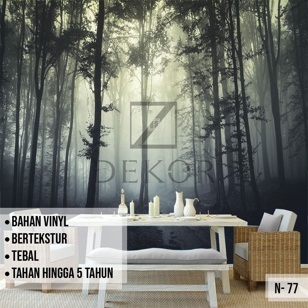 Jual Wallpaper Custom 3D Nature (N-77) | Shopee Indonesia