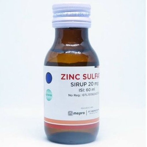 Jual zinc syrup sirup syr mepro 60ml 60 ml / botol | Shopee Indonesia