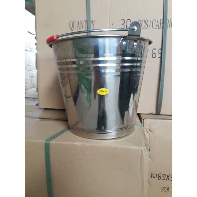 Jual ember timba stainless steel besar 20 liter 16 liter 15 liter 5 ...