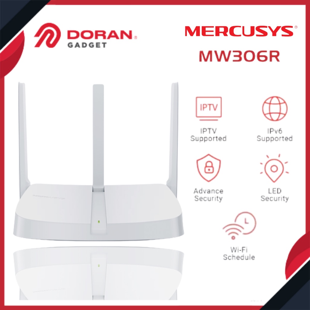 Jual Mercusys Router MW306R 300 Mbps Multi-Mode Wireless N Router ...