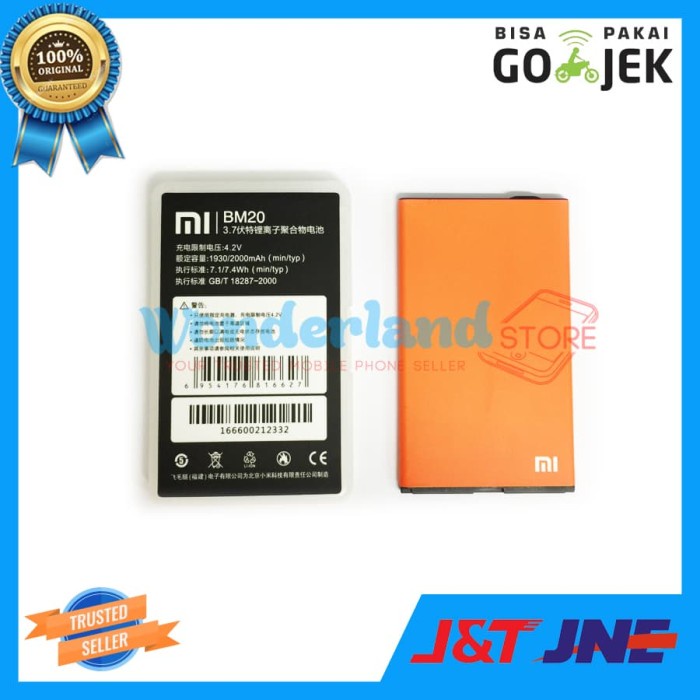 Jual Baterai Xiaomi BM 20 for Xiaomi M2 M2S - 100% Original - Wonderland Store Malang | Shopee ...