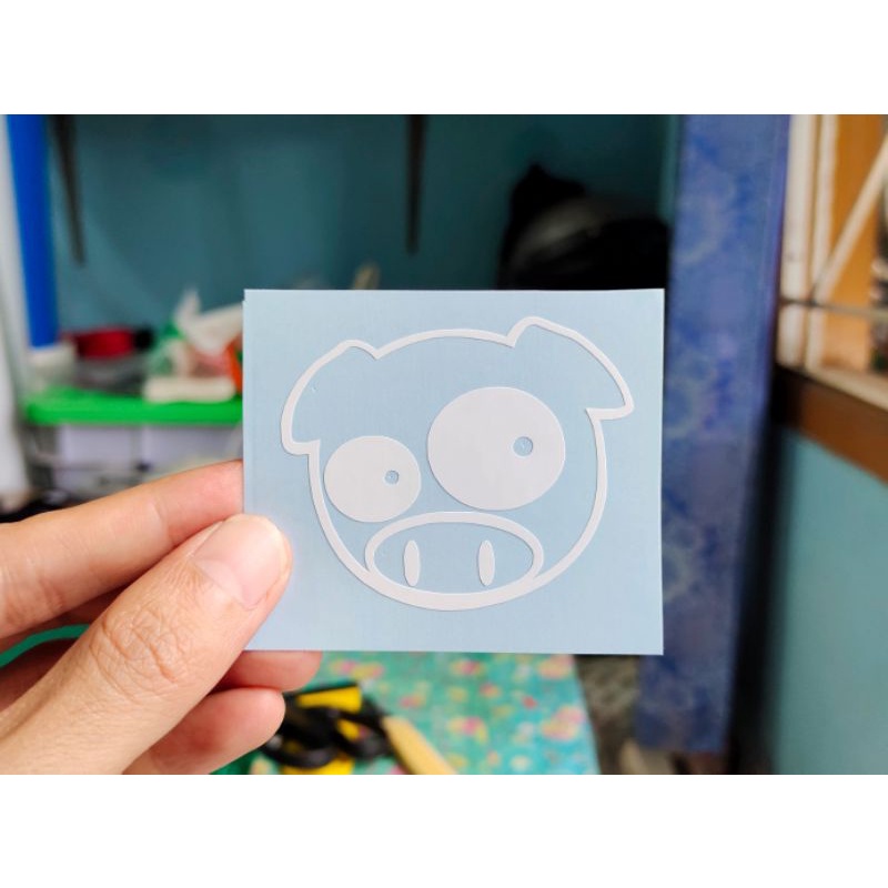 Jual stiker babi jdm custom cutting stiker murah | Shopee Indonesia