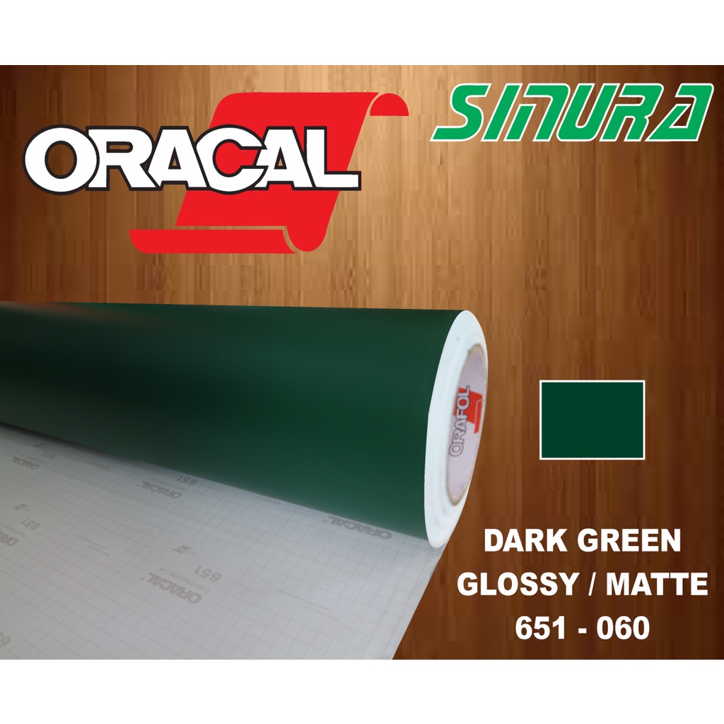 Jual Sticker Oracal 651-060 DARK GREEN (GLOSSY/MATTE) | Shopee Indonesia