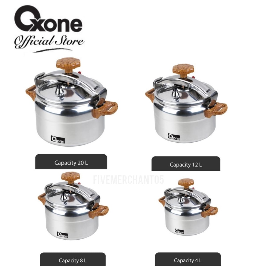 Jual Panci Presto Oxone Jumbo 20 L 12 L Presto Kecil 8 L 4L OX 2020 OX 2012 OX 2008 OX 2004 ...