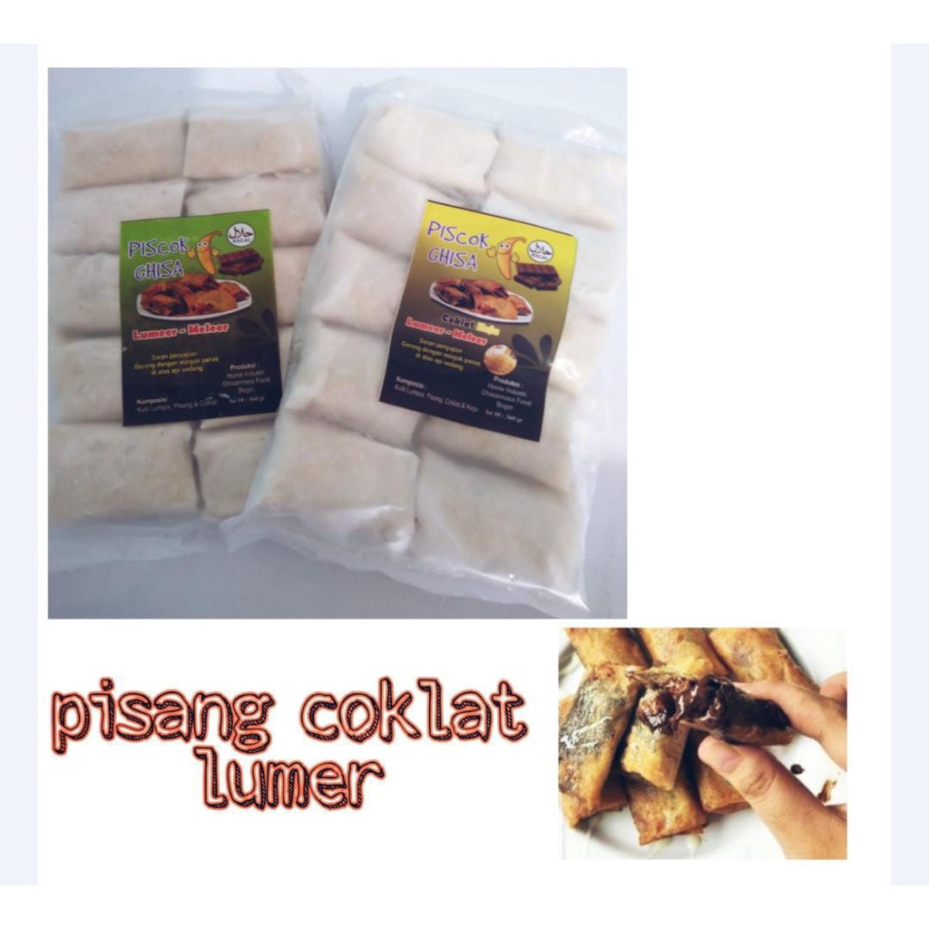 Jual Pisang Coklat Lumer / Piscok Lumer Meler / Piscok Ghisa / Piscok ...