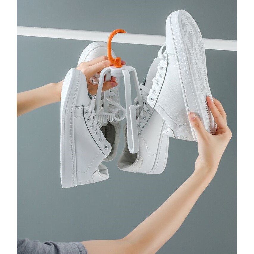 Jual Gantungan jemuran sepatu multifungsi hanger sepatu 4 in 1 1056 ...