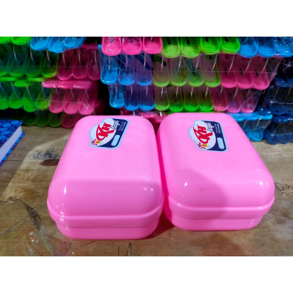Jual Tempat Sabun Mandi Batang Kotak Sabun Mini Soap Box Warna Wadah ...