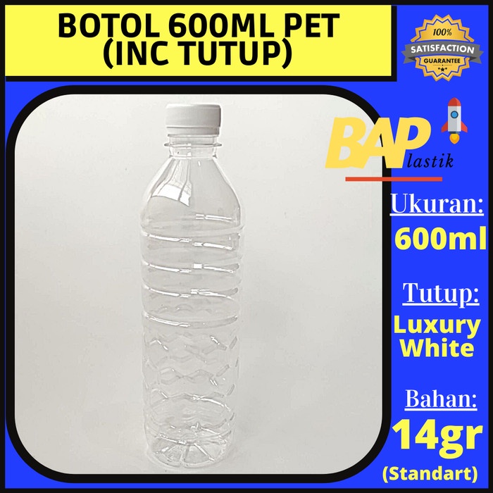 Jual Botol Plastik 600ml PET (Grosir) | Shopee Indonesia