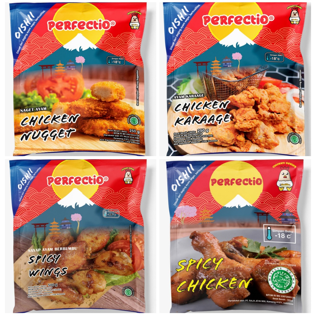 Jual Nugget - Karage - Spicy WIngs -Spicy Chicken PERFECTIO 500gr ...
