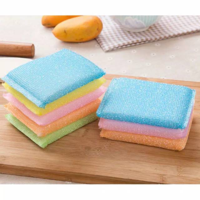 Jual SPONS CUCI PIRING Sponge Sabut Jaring Spon Alat Dishwashing Busa ...