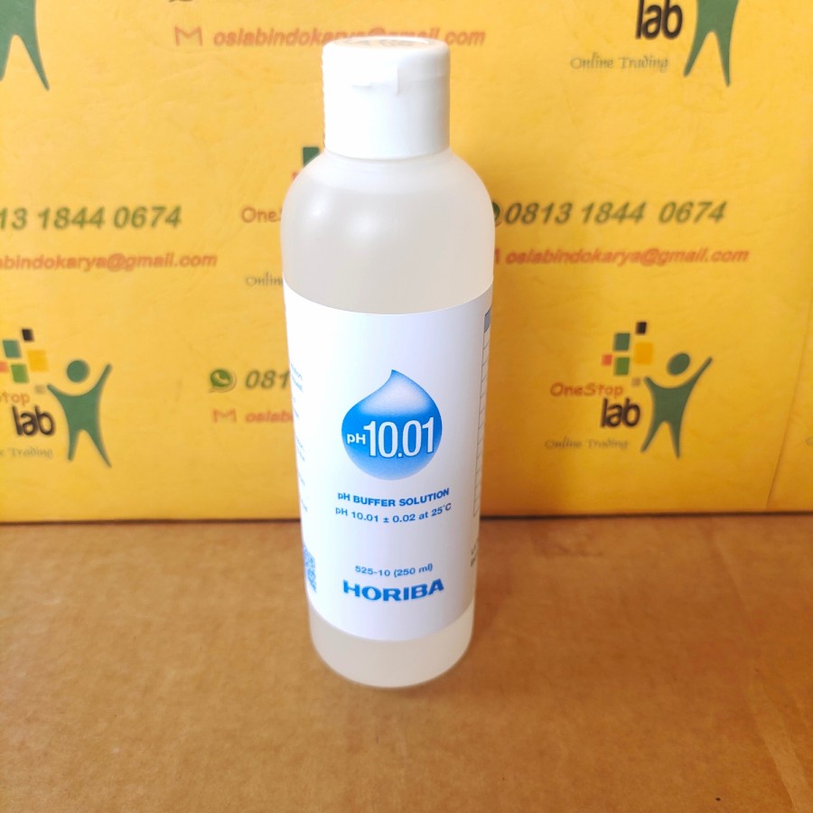Jual HORIBA 500-10 Buffer solution pH 10 cap 500 ML larutan pH standard 10 | Shopee Indonesia
