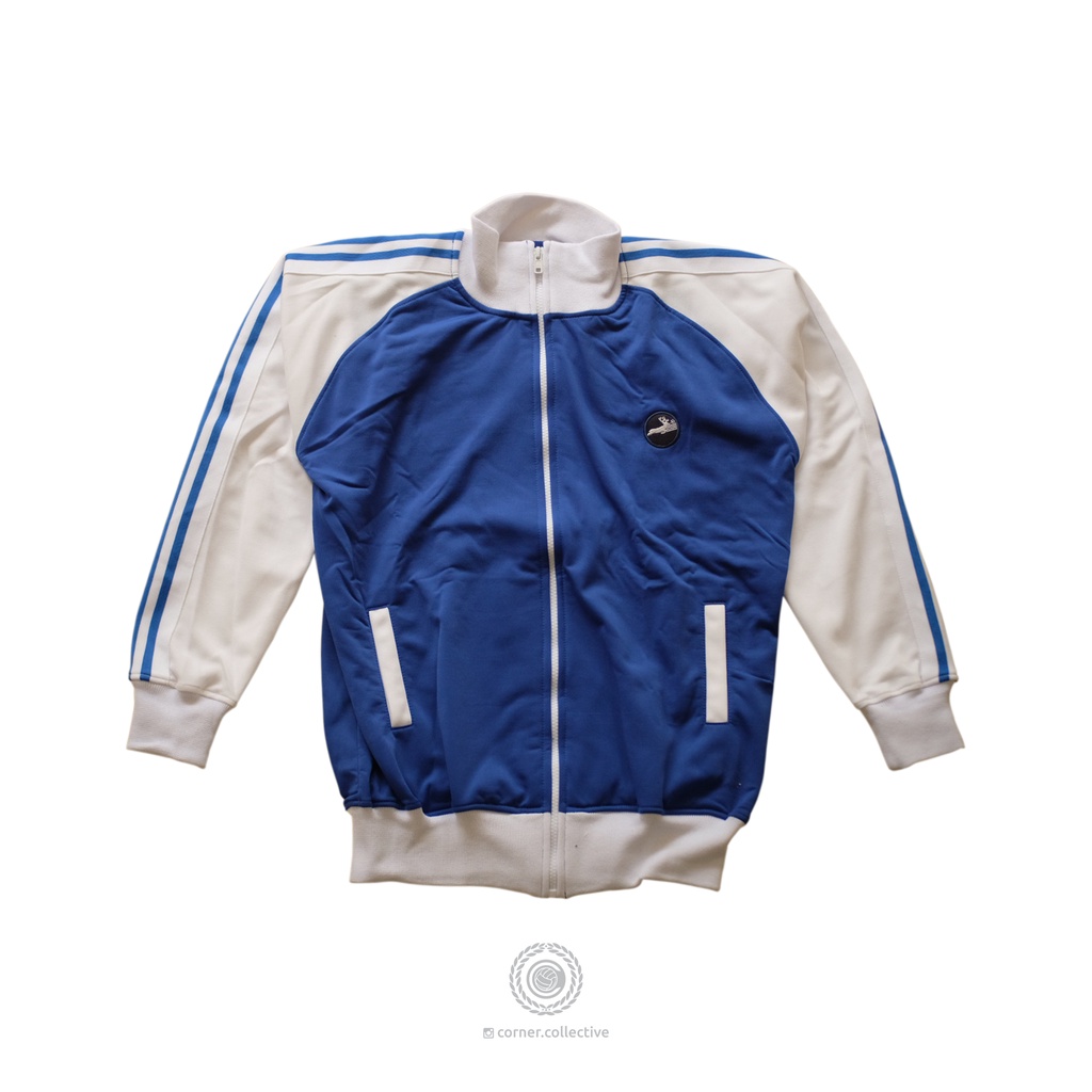 Jual Bawahskor Jaket Tracktop Biru Putih Strip Biru (Tracktop Blue ...